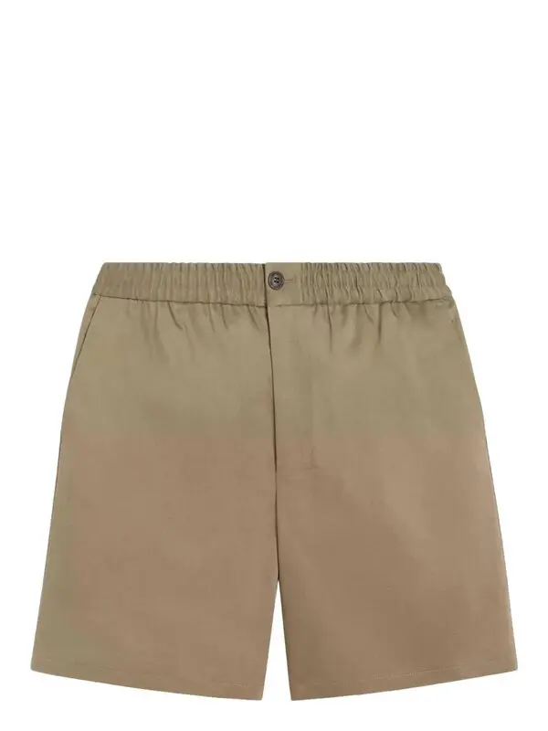 AMI Paris Cotton Shorts - Neutrals