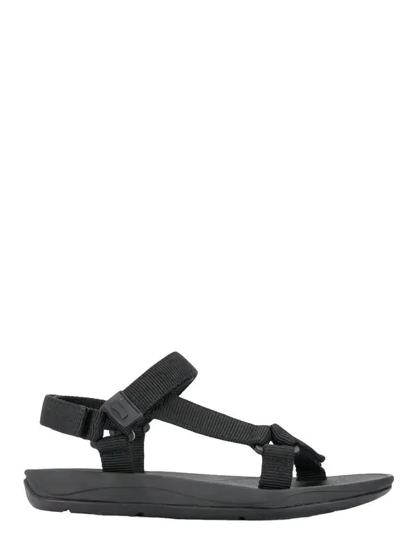 Camper Touch-strap Flat Sandals - Black