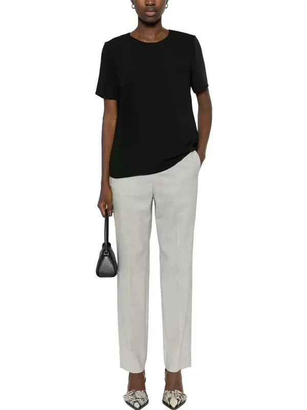 P.a.r.o.s.h High-waisted Tailored Trousers - Grey