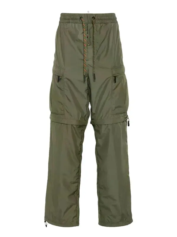 Moncler Straigh-leg Adjustable Trousers - Green