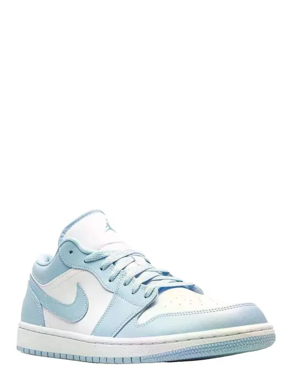 JORDAN 1 Low Ice /white Sneakers - Blue