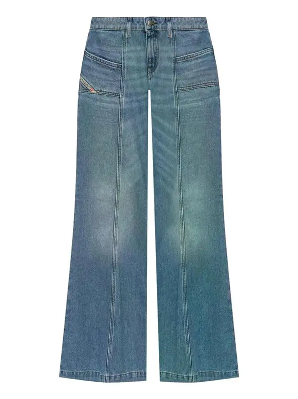 DIESEL® D-akii 0clba Flared Jeans - Blue