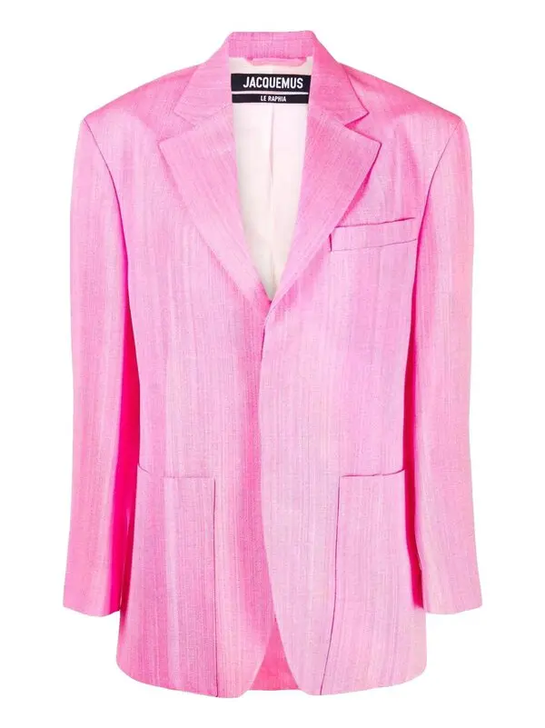 Jacquemus La Veste D'homme Single-breasted Blazer - Pink