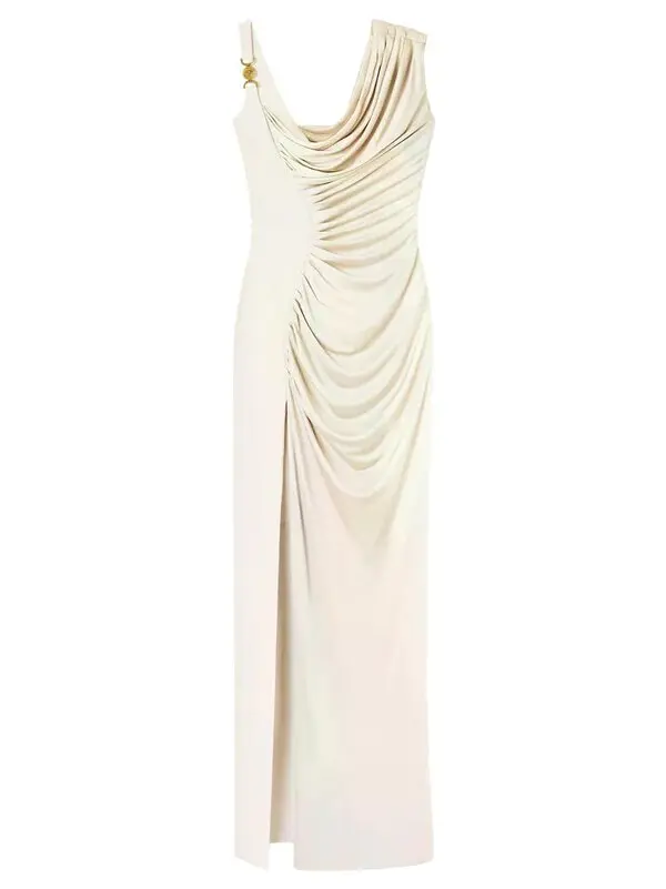 Versace Medusa '95 Draped Gown - Neutrals