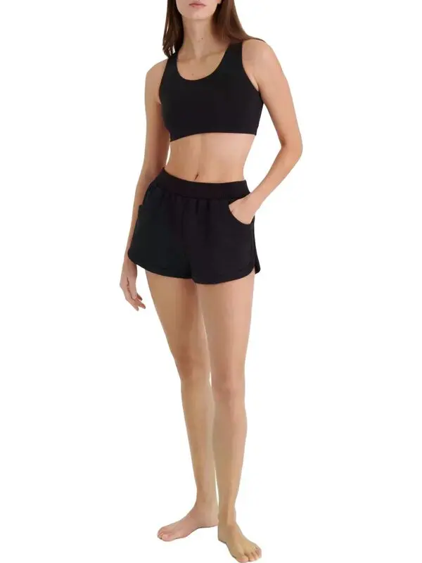 ERES Running Shorts With Drawstring Waistband - Black