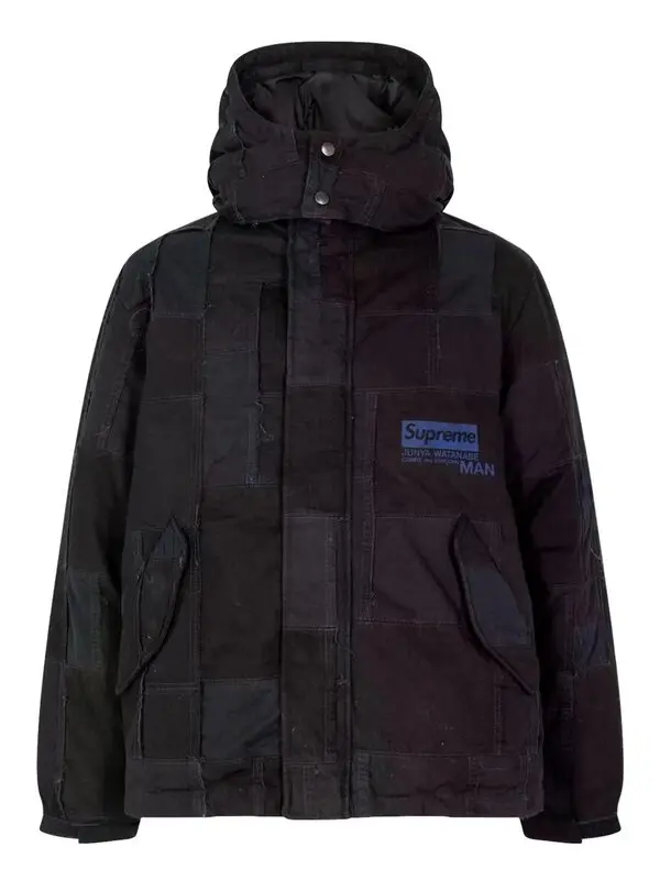 Supreme X Junya Watanabe Comme Des Garçons Patchwork Puffy Jacket - Black