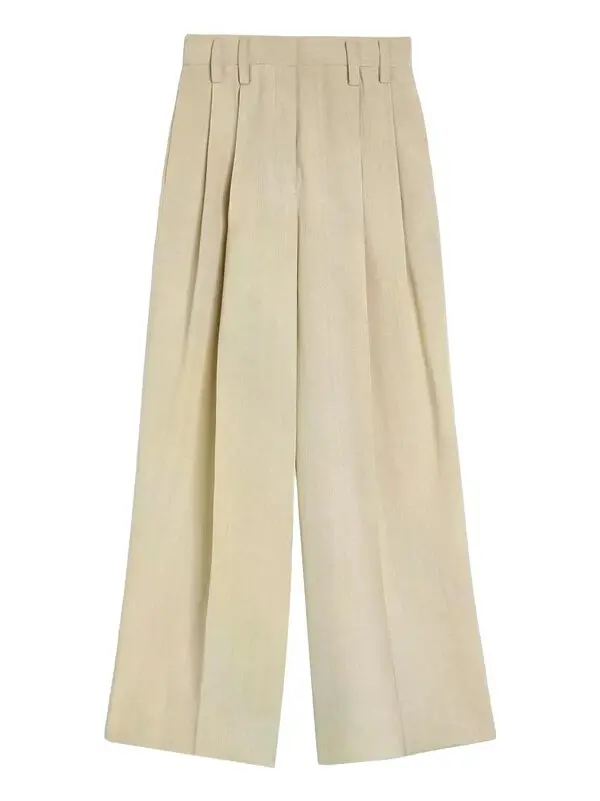 JIL SANDER Tailored Wide-leg Trousers - Neutrals
