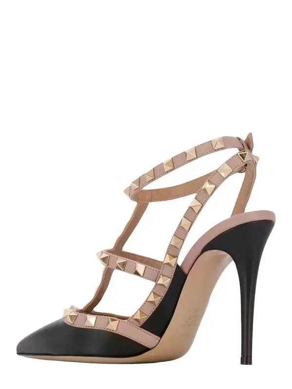 Valentino Garavani Rockstud Leather Pumps - Black