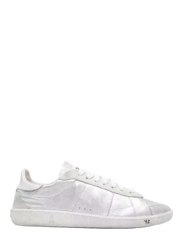 Patrizia Pepe Tone Goatskin '93 Sneakers - Silver
