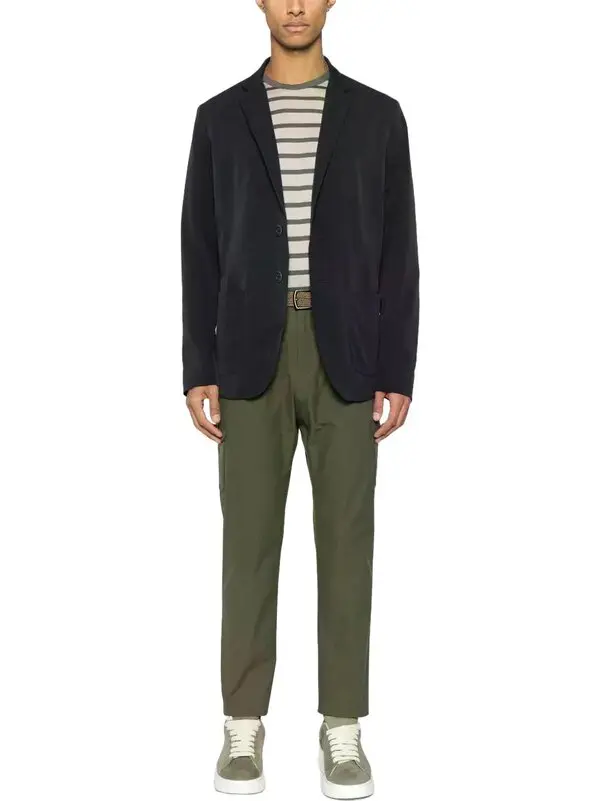 Herno Textured Two-button Blazer - Blue