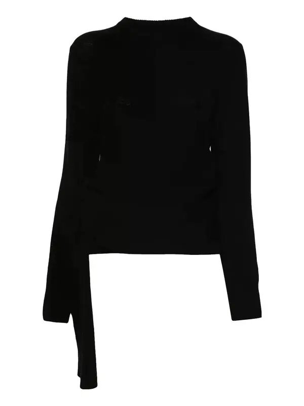 MAISON MARGIELA Wool Blend Sweater - Black