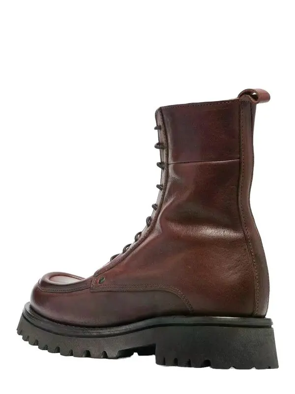 Moma 40mm Ridged Ankle Boots - Brown