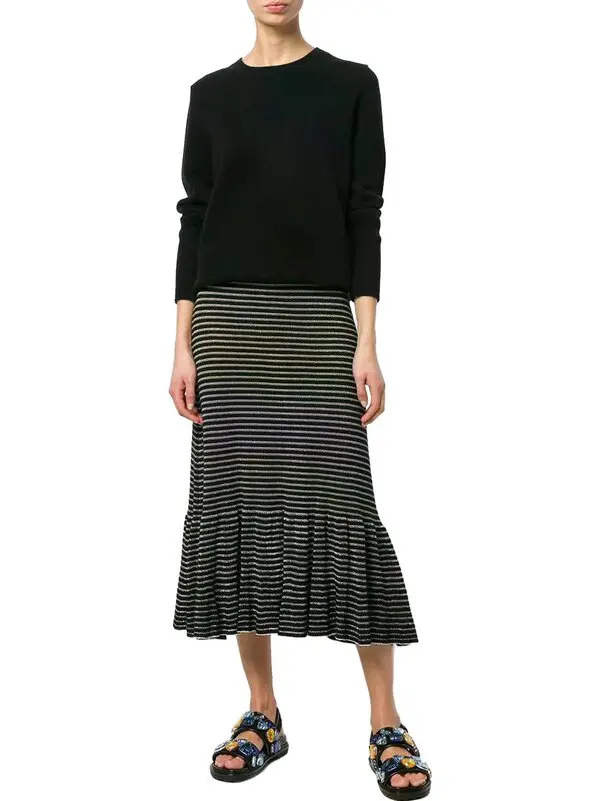 Chinti & Parker Cashmere Boxy Sweater - Black
