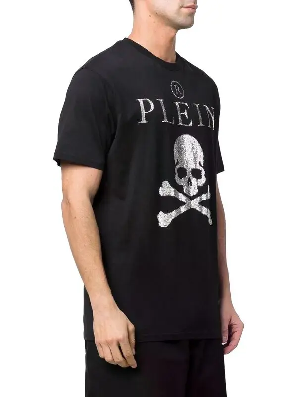 Philipp Plein Crystal-embellished T-shirt - Black