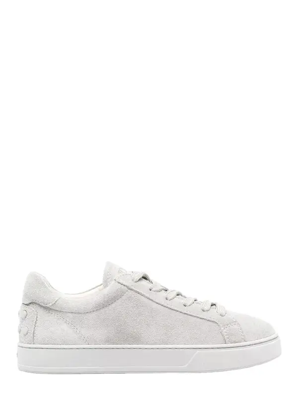 TOD'S Suede Lace-up Sneakers - Grey