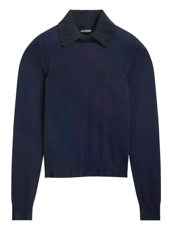 Jacquemus Maille Tricot Sweater - Blue