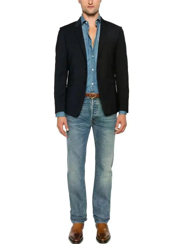 REVERES 1949 Single-breasted Blazer - Blue