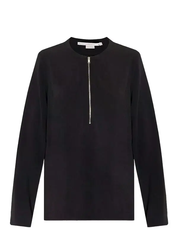 Stella McCartney Arlesa Top With Front Zip - Black