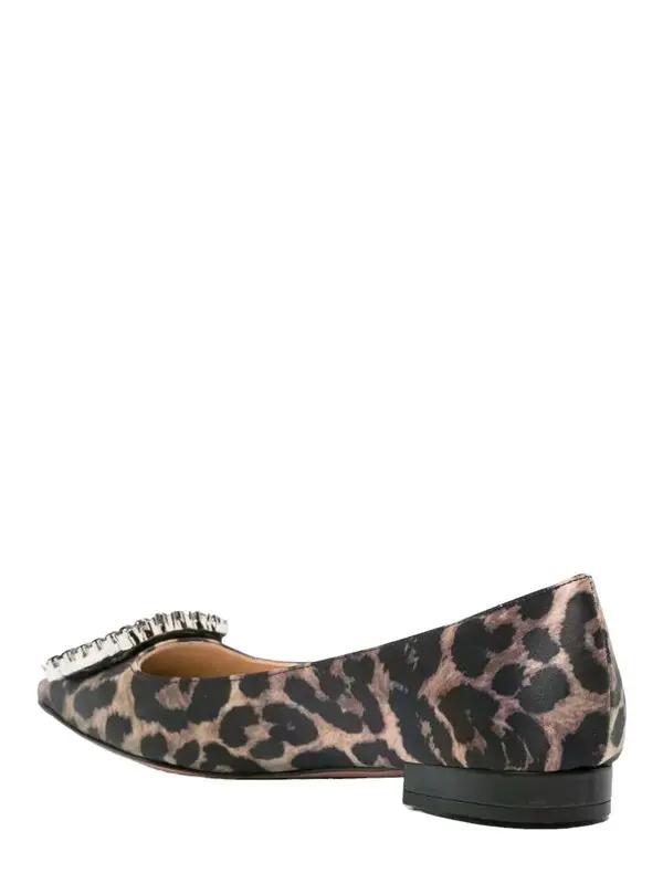 Roberto Festa Amaia Leopard-print Ballerina Shoes - Brown