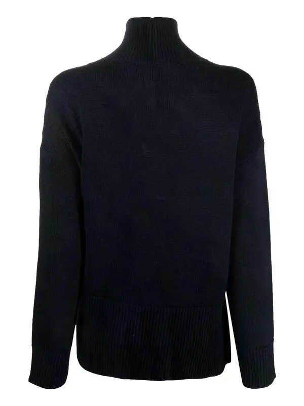 DONDUP Roll-neck Knitted Jumper - Blue