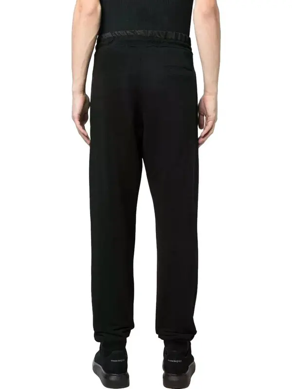 Philipp Plein Logo-patch Drawstring Track Pants - Black