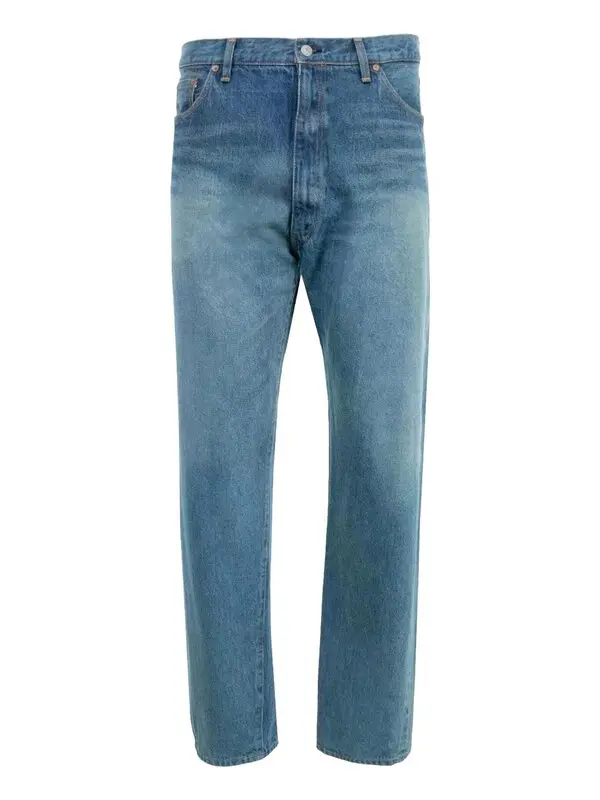 KAPTAIN SUNSHINE Straight-leg Jeans In Medium Denim - Blue