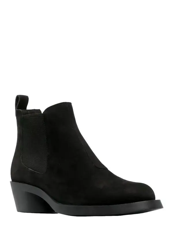 Camper Bonnie 50mm Calf-suede Ankle Boots - Black