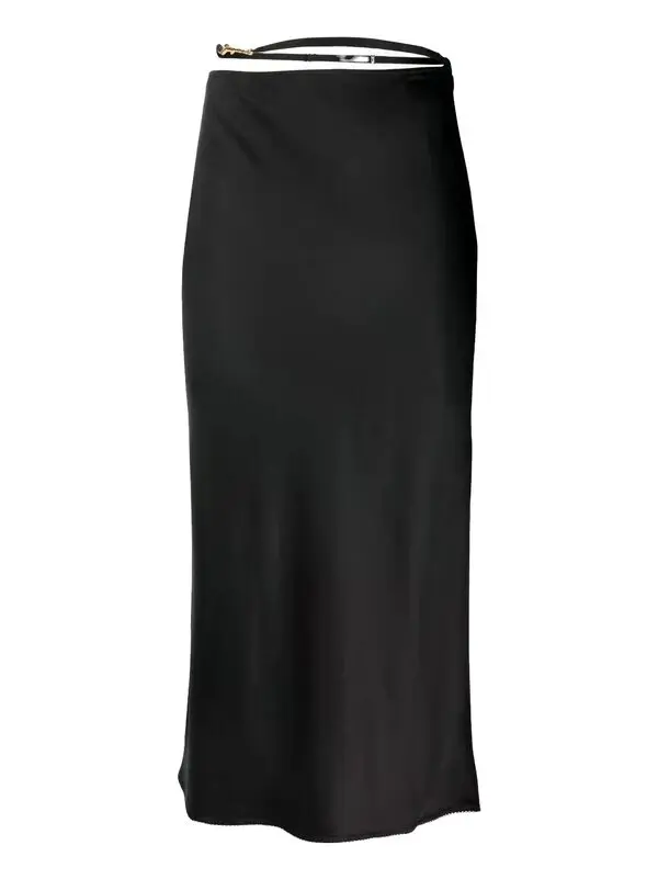 Jacquemus La Jupe Notte Midi Skirt - Black