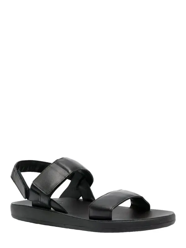 ANCIENT GREEK SANDALS Orfeas Leather Sandals - Black
