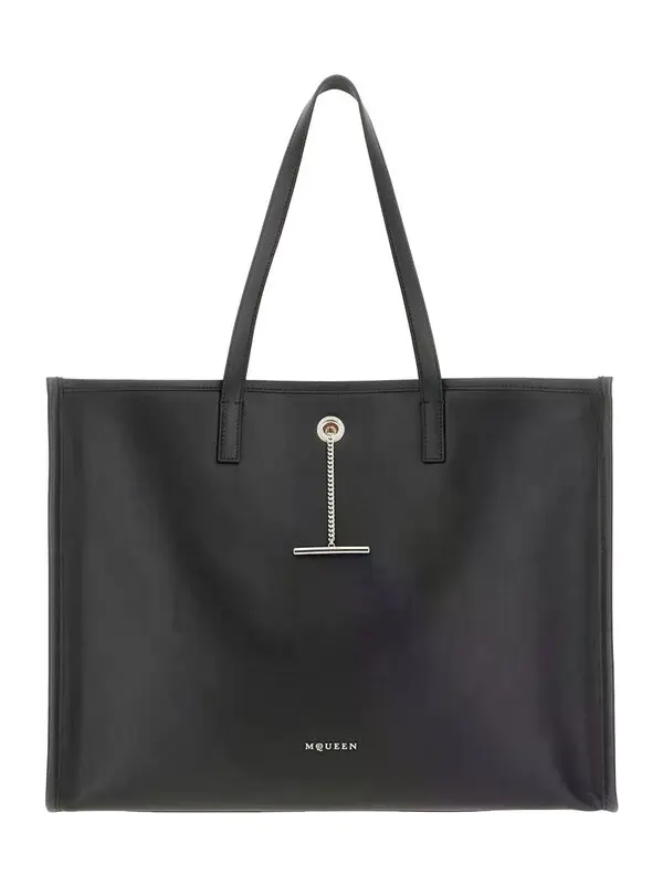 Alexander McQueen Pendant Tote Bag - Black