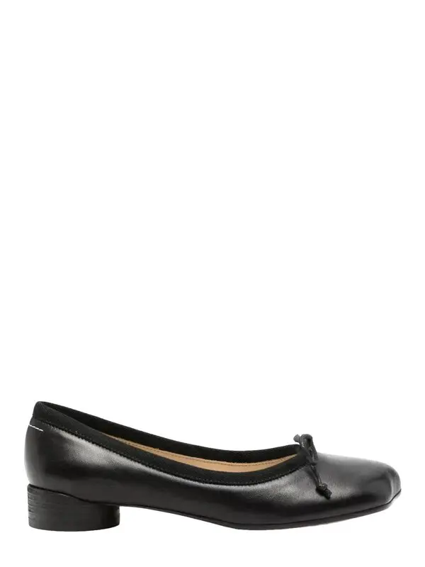 MAISON MARGIELA Anatomic Leather Ballerina Shoes - Black