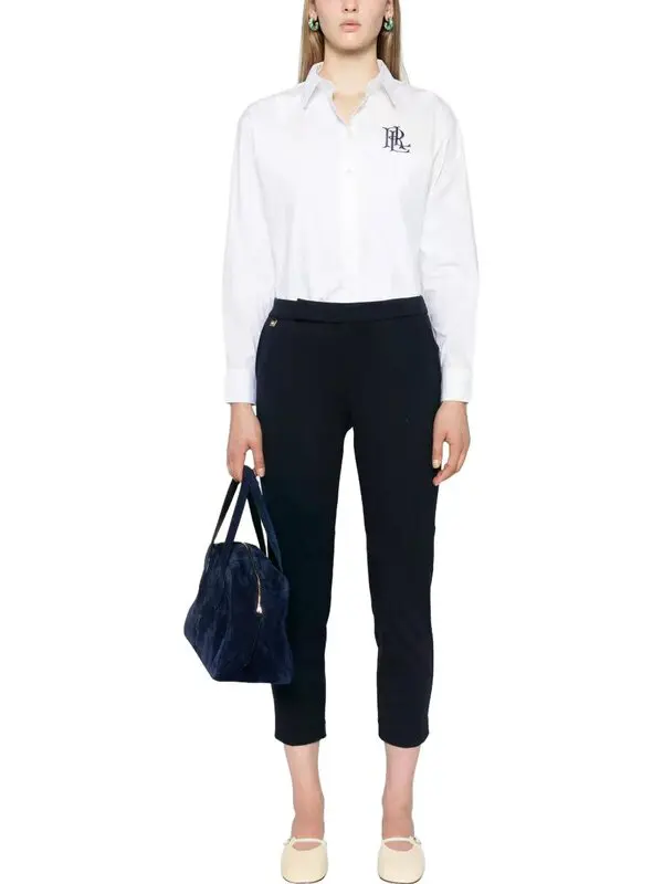 Ralph Lauren Adom Mid-rise Skinny Trousers - Blue