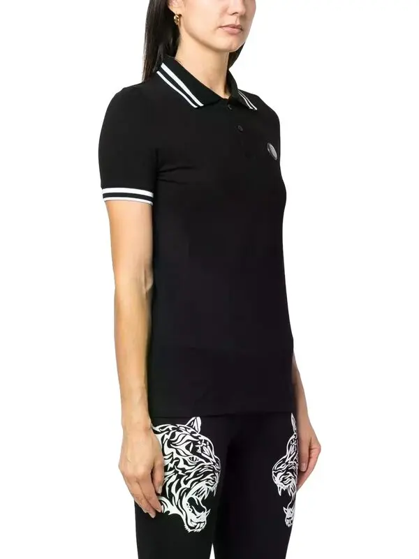 PLEIN SPORT Short-sleeve Polo Shirt - Black