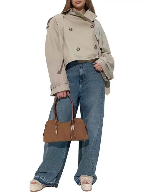 Stella McCartney Cropped Trench Jacket - Neutrals