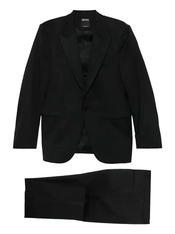 Zegna Single-breasted Suit - Black