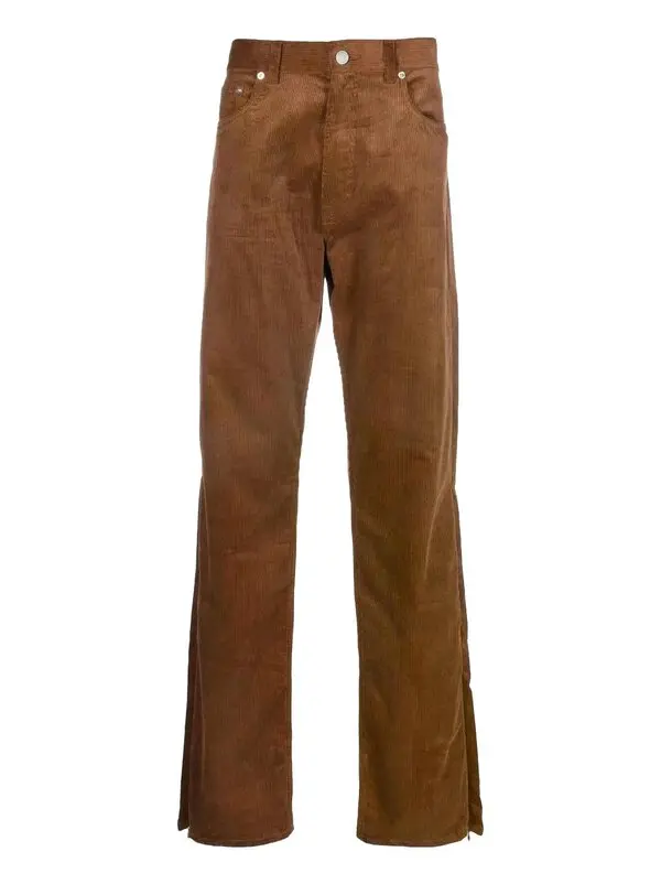 VTMNTS Straight-leg Corduroy Trousers - Brown