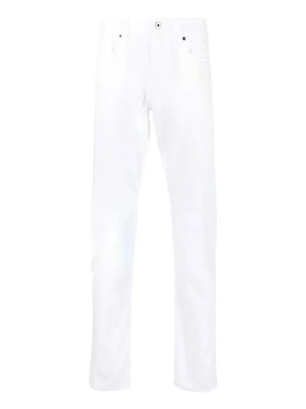 14BROS Straight-leg Cotton Jeans - White