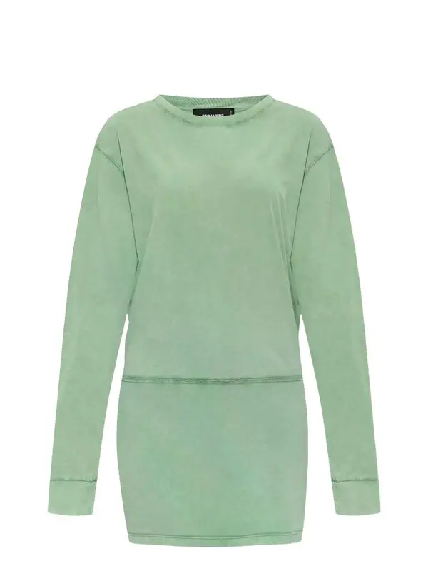 Dsquared2 Long-sleeve Mini Dress - Green