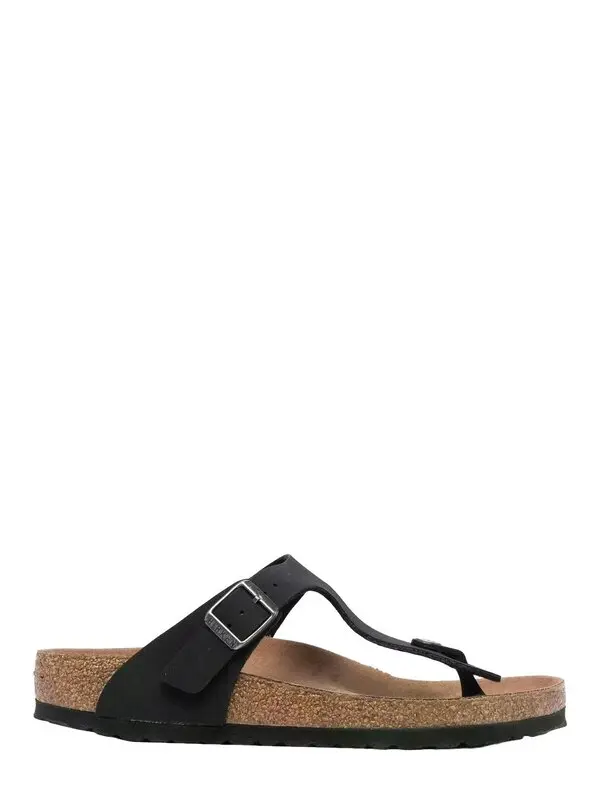 BIRKENSTOCK Gizeh Birko-flor Flip Flops - Black