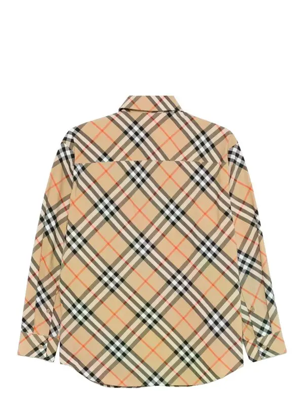 Burberry Check Shirt - Neutrals