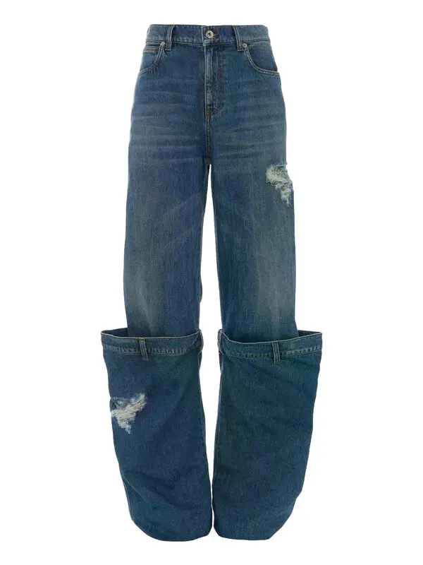 JW Anderson Straight-leg Bucket Jeans - Blue