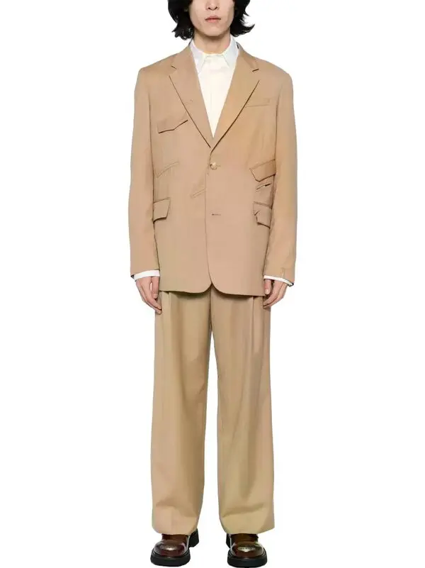FENG CHEN WANG Button-down Blazer - Neutrals