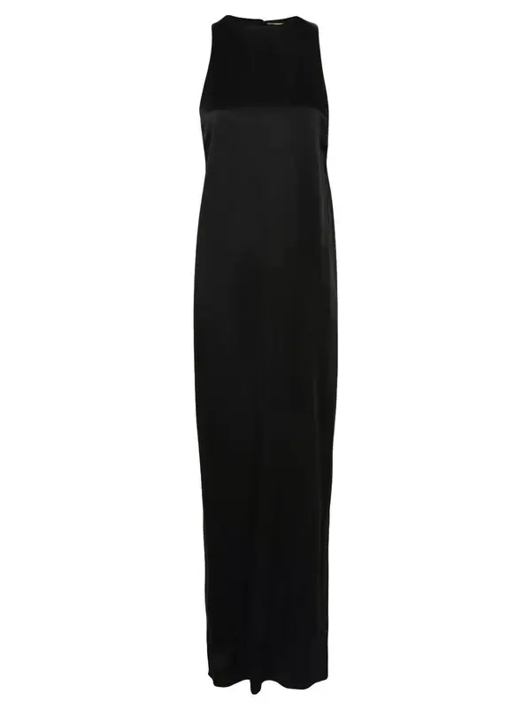 Saint Laurent Knot-detail Dress - Black