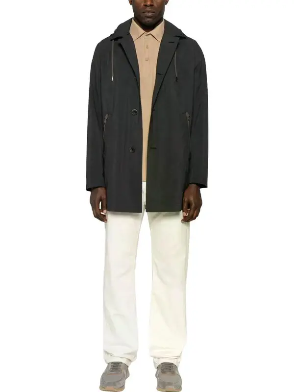 Herno Hooded Parka Coat - Grey