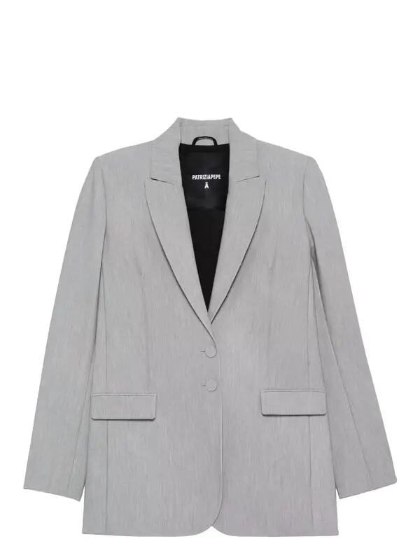 Patrizia Pepe Mélange Blazer - Grey