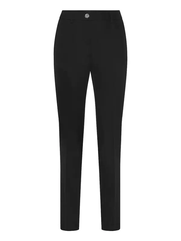 Philipp Plein Skull-detail Slim-fit Trousers - Black