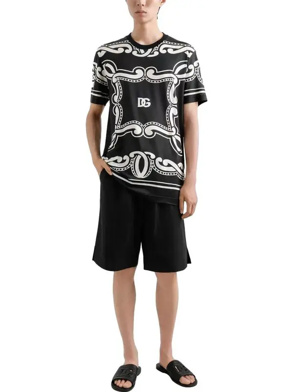 Dolce & Gabbana Logo-print T-shirt - Black