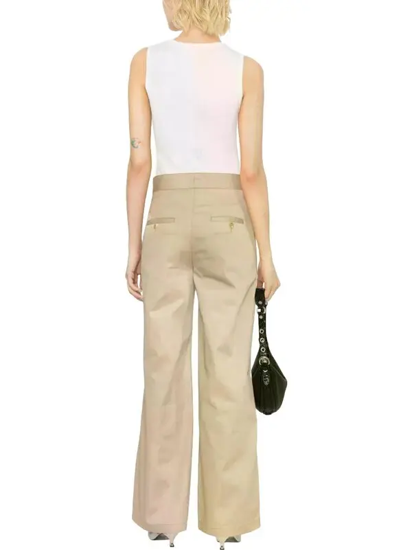 Palm Angels Reversed Waistband Chino Pants - Brown