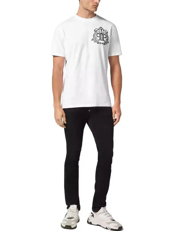 Philipp Plein Skull&bones T-shirt - White