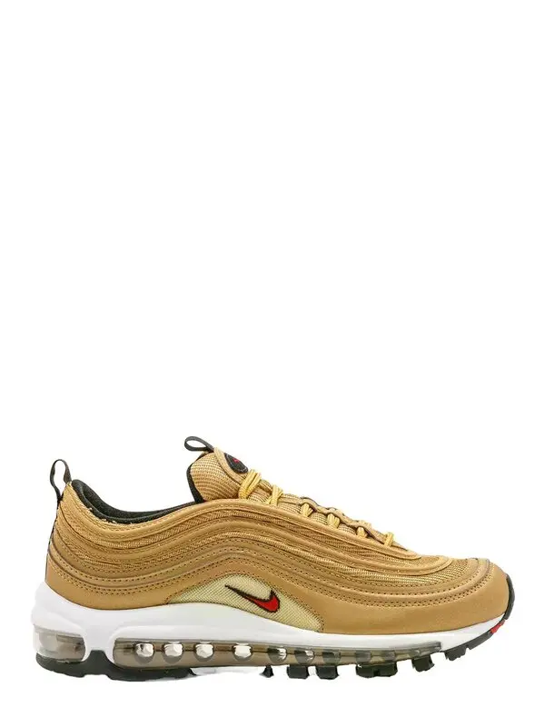 Nike Air Max 97 Og Qs Gold/varsity Red Sneakers - Metallic